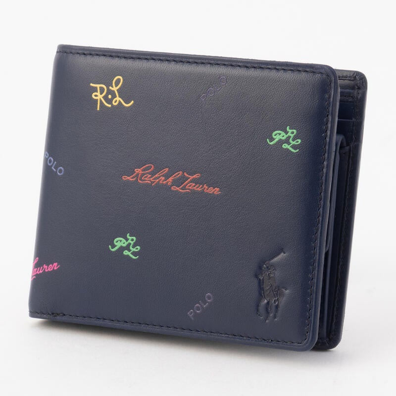 POLO RALPH LAUREN(紳士雑貨) 【Calf Leather】二つ折り財布 POLO RALPH LAUREN(紳士雑貨) 【Calf Leather】二つ折り財布